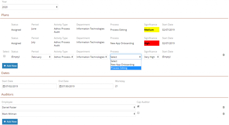 Internal_audit – Auditrunner – The most customizable GRC Solution