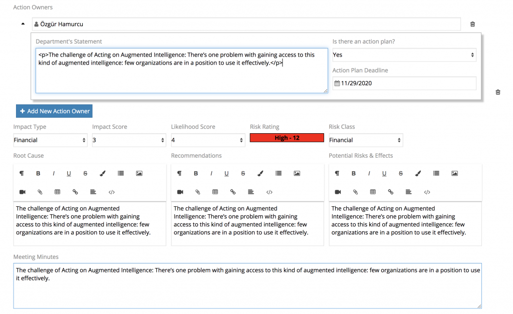 Capaudit – Auditrunner – The most customizable GRC Solution